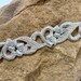 Silver Cut Work Trim, Hand Embroidered Trim, Silver Zardosi Cord Trim ...