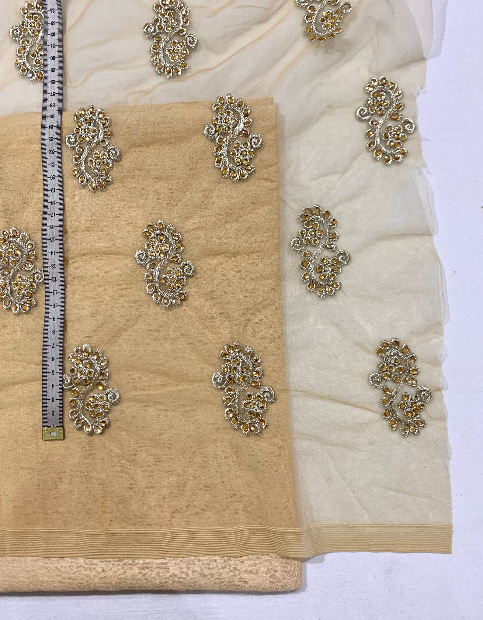 Golden Tulle Fabric - Bridal Tulle Fabric, Designer Dress Fabric ...