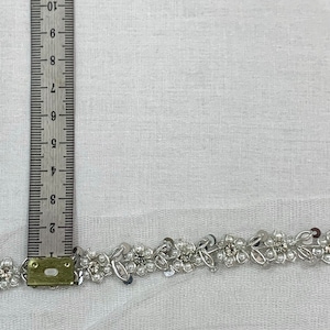 Silver Wedding Trim, Hand Embroidered Silver Trim, Fashion Trim, Edging ...