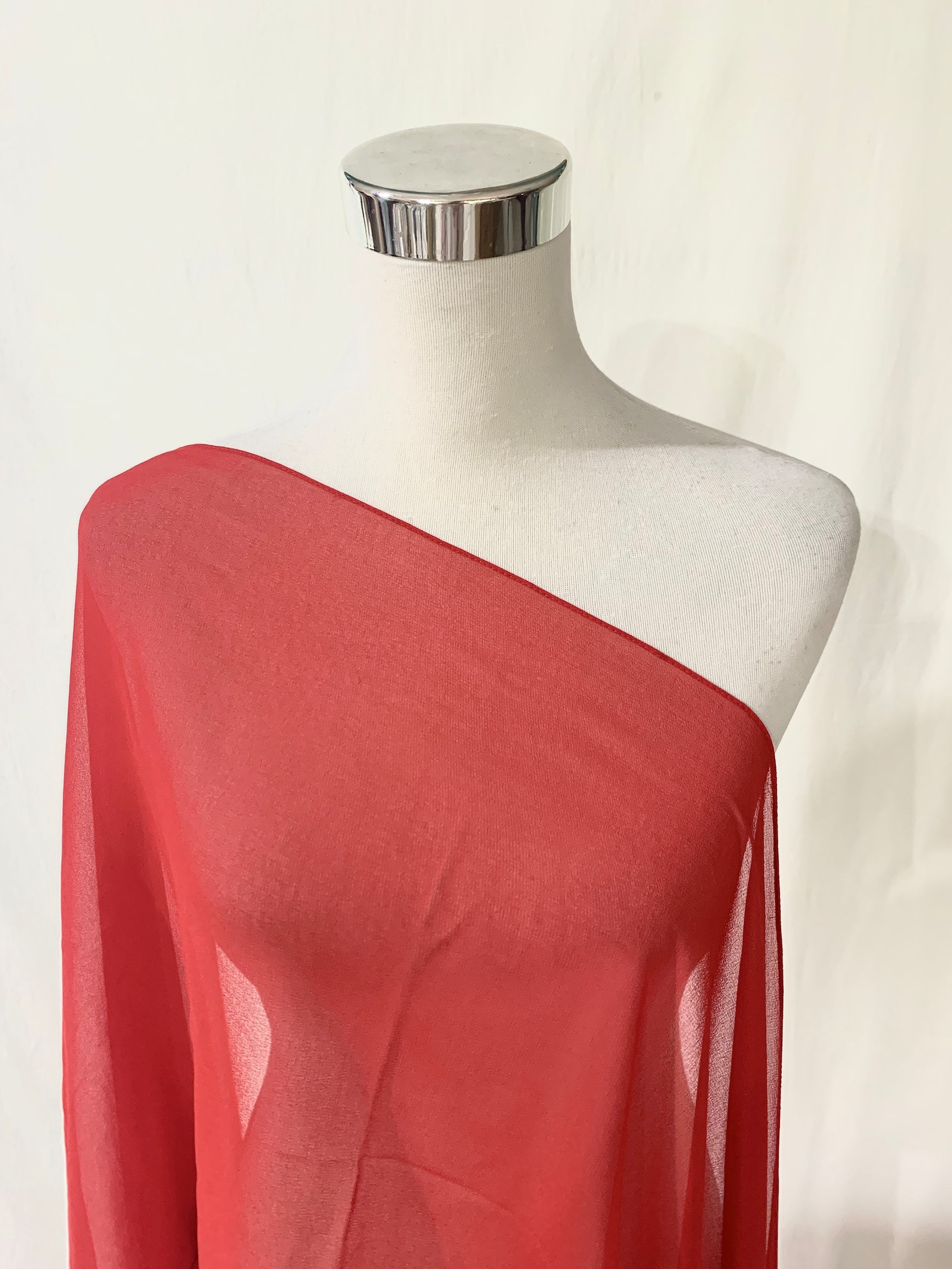 Red Plain Shawl, Basic Red Evening Wear Shawl, Red Long Fringed Shawl ...