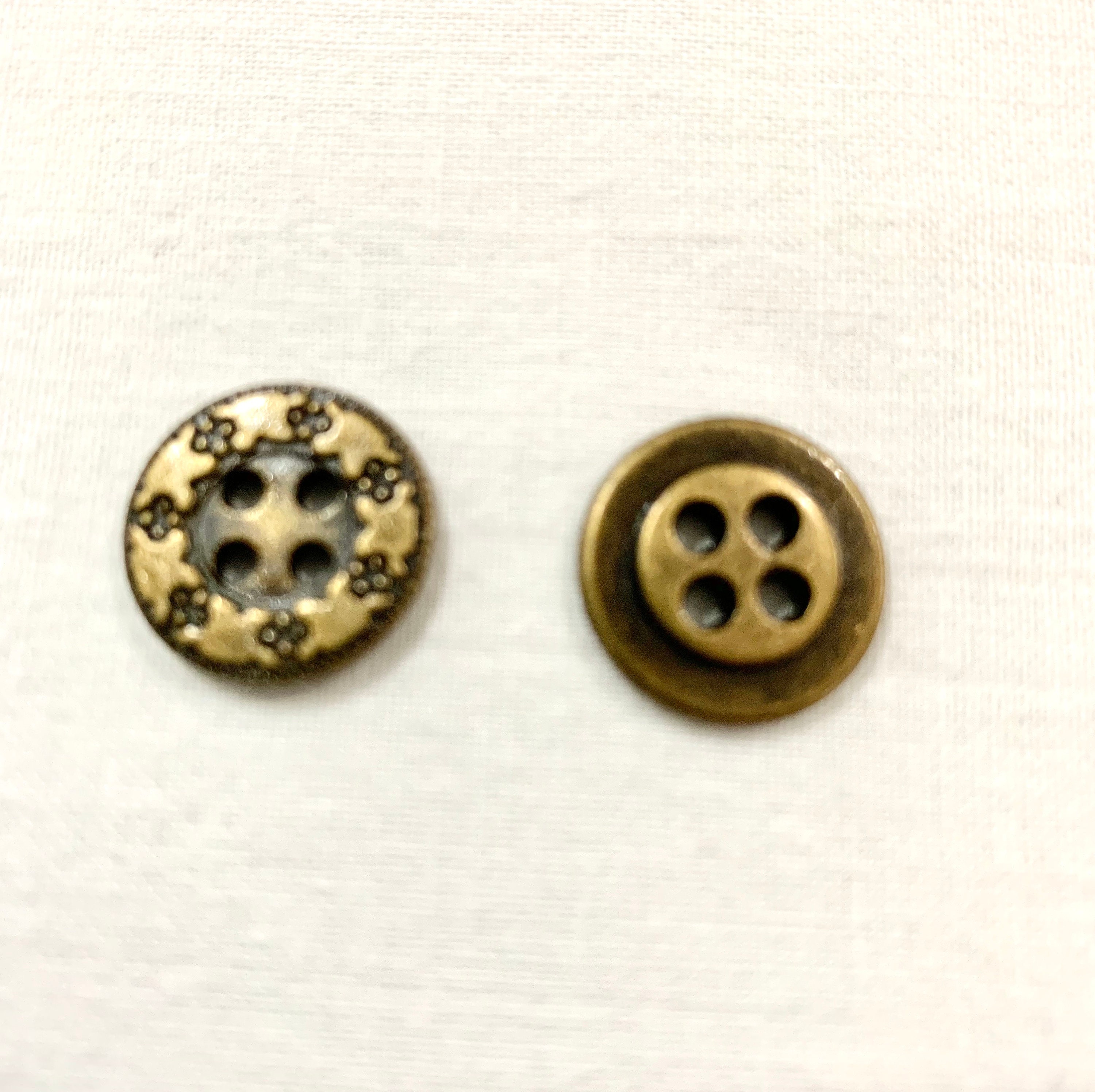 Botones antiguos de bronce conjunto de 9 clásicos estrellas | Etsy