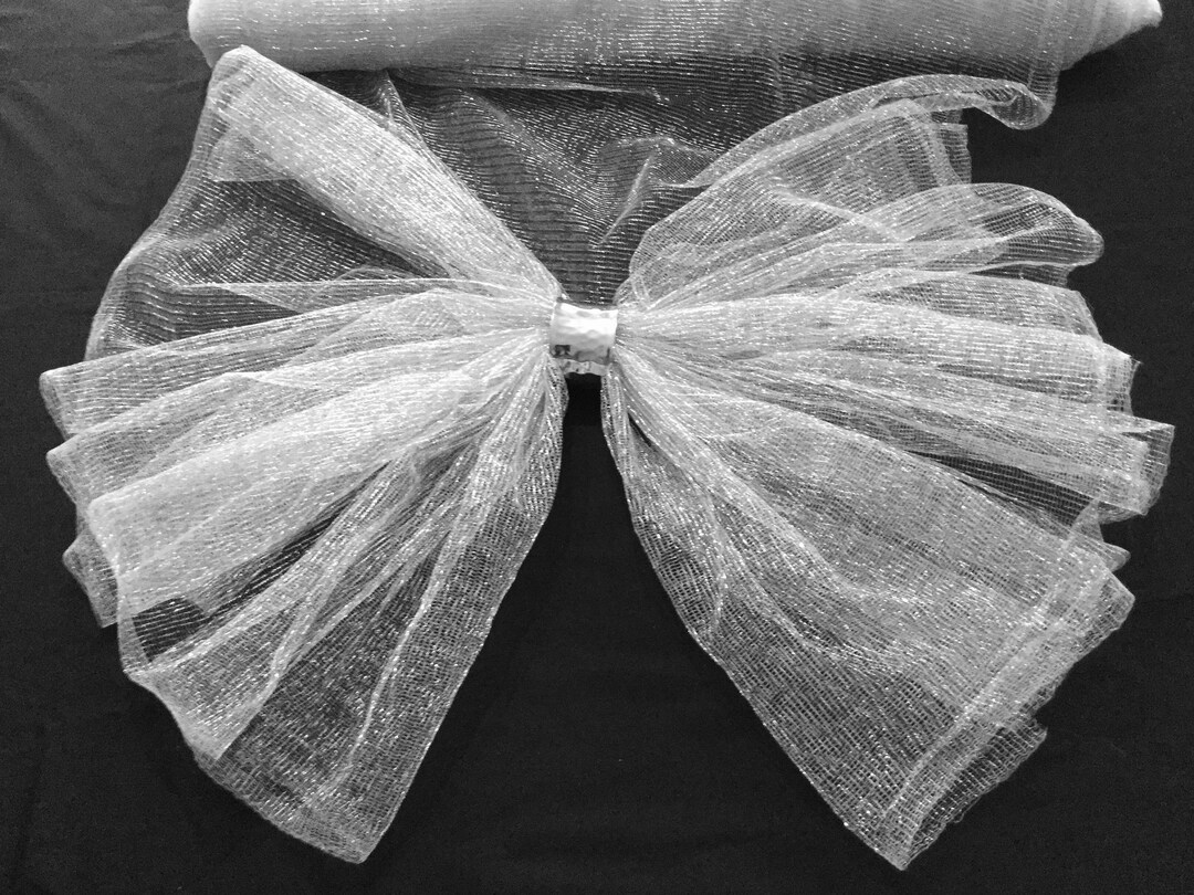 Silver Metallic Mesh - Etsy Australia