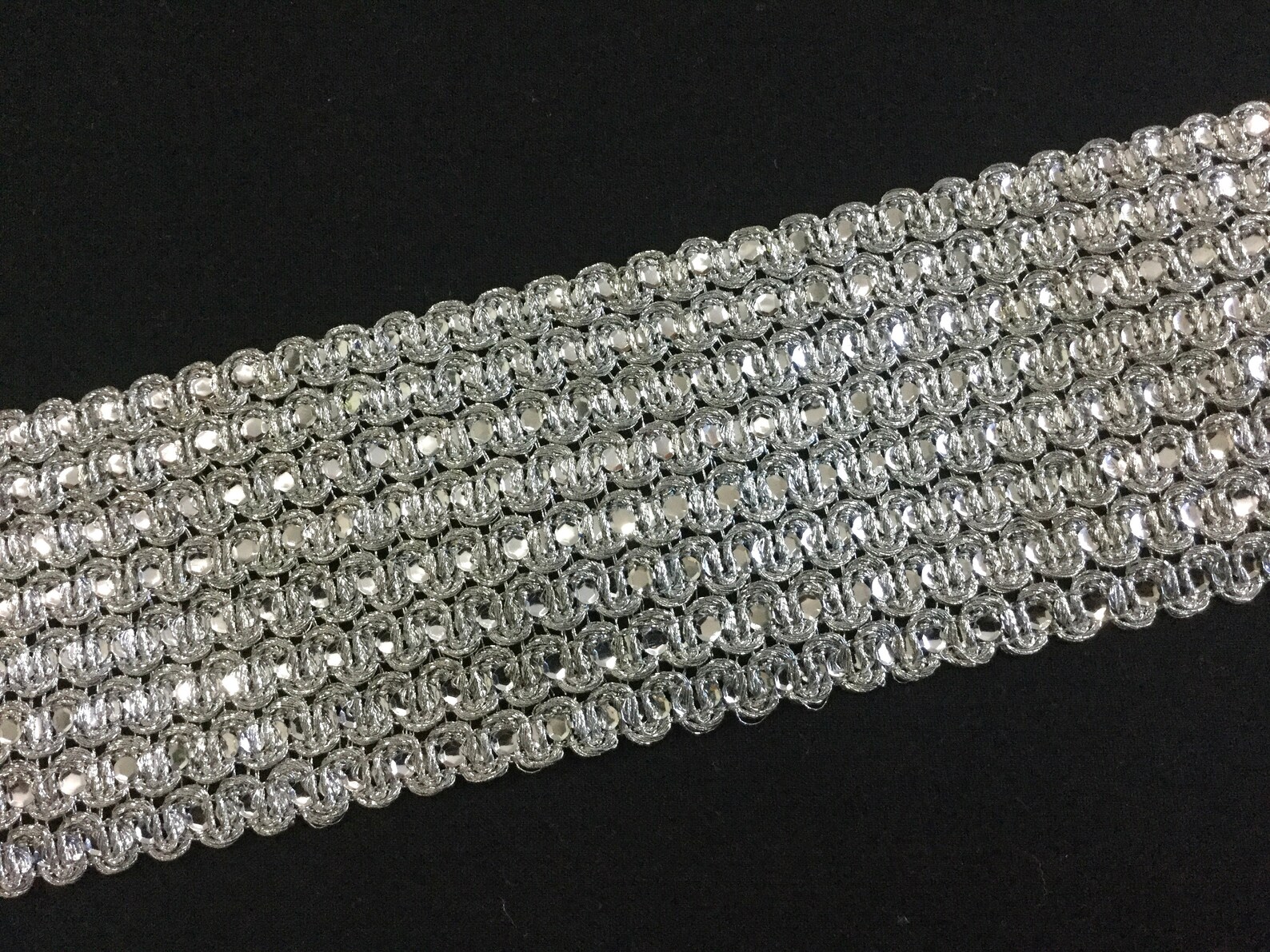 Silver Trim Vibrant Silver Trim Silver Chained Trim - Etsy Australia