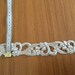 Silver Cut Work Trim, Hand Embroidered Trim, Silver Zardosi Cord Trim ...
