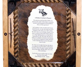 Pine Framed Barrel Racer's Prayer | Etsy
