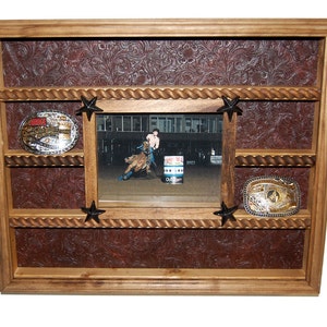Belt buckle display coffee table store