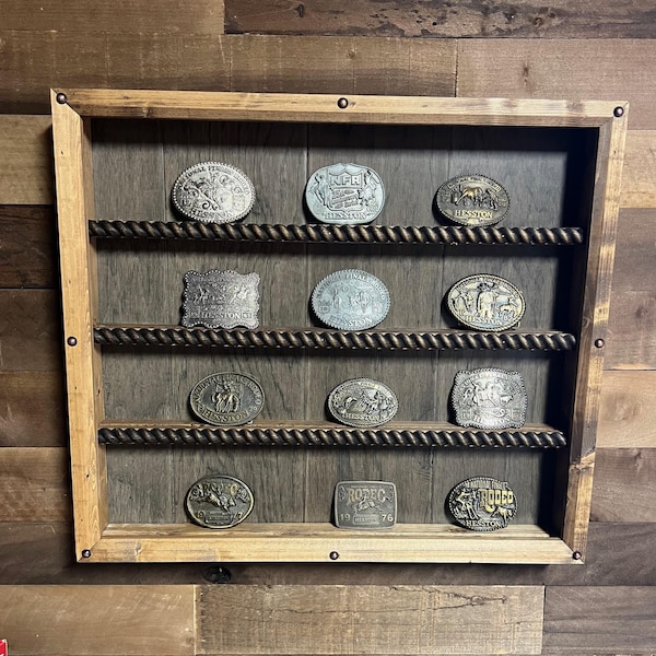 Rodeo Buckle Display - Etsy