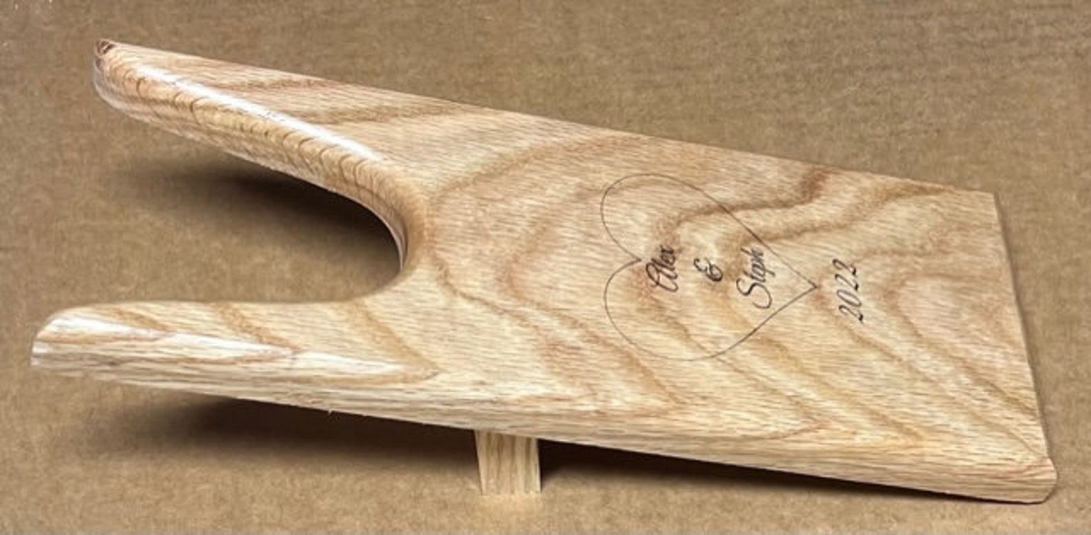 Custom RED OAK Engraved Boot Jacks Unique Western Logo - Etsy