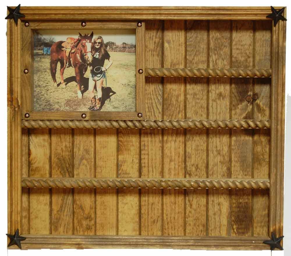 Buckle Display Case With Left 8x10 Picture Frame - Trophy Display Case ...