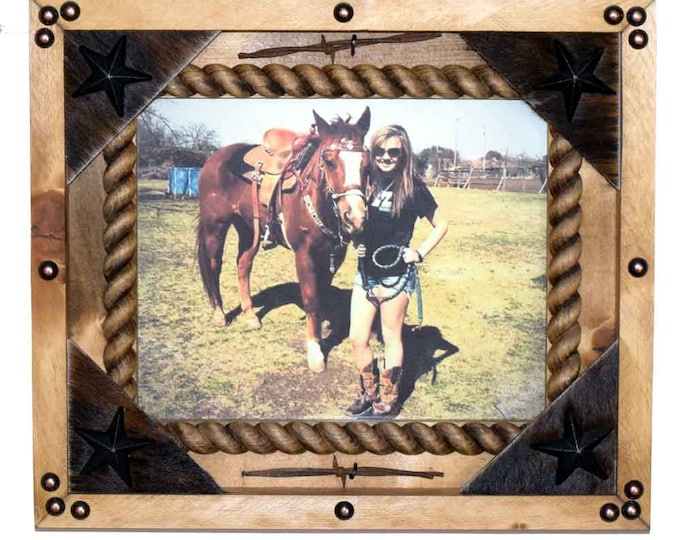 8x10 Pine Shadow Box Style Picture Frame Rustic Western Style - Etsy