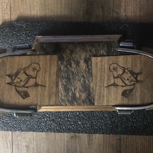 ENGRAVED RED OAK Trophy Spur Display Stand - the Perfect Display Piece ...