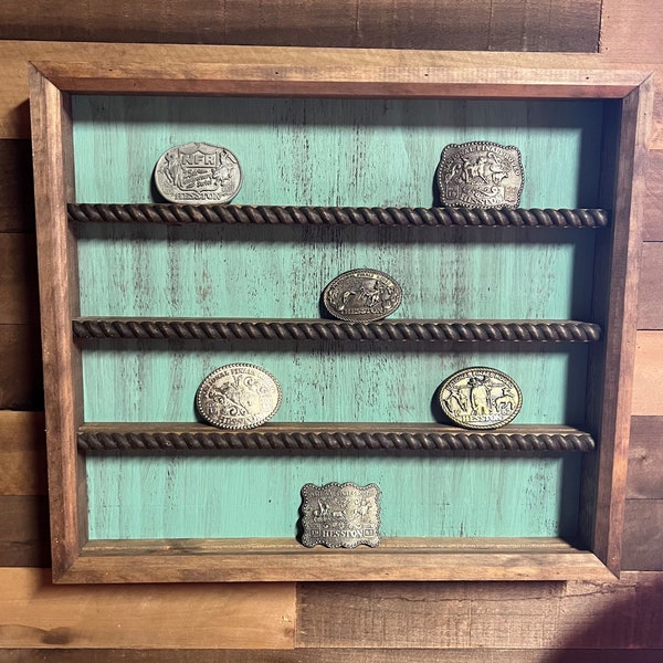 Rodeo Buckle Display - Etsy