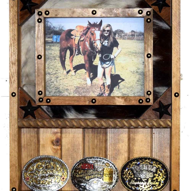 Rodeo Buckle Display - Etsy