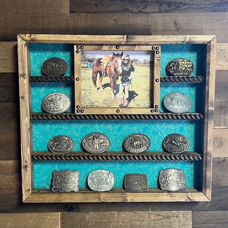 Rodeo Buckle Display - Etsy