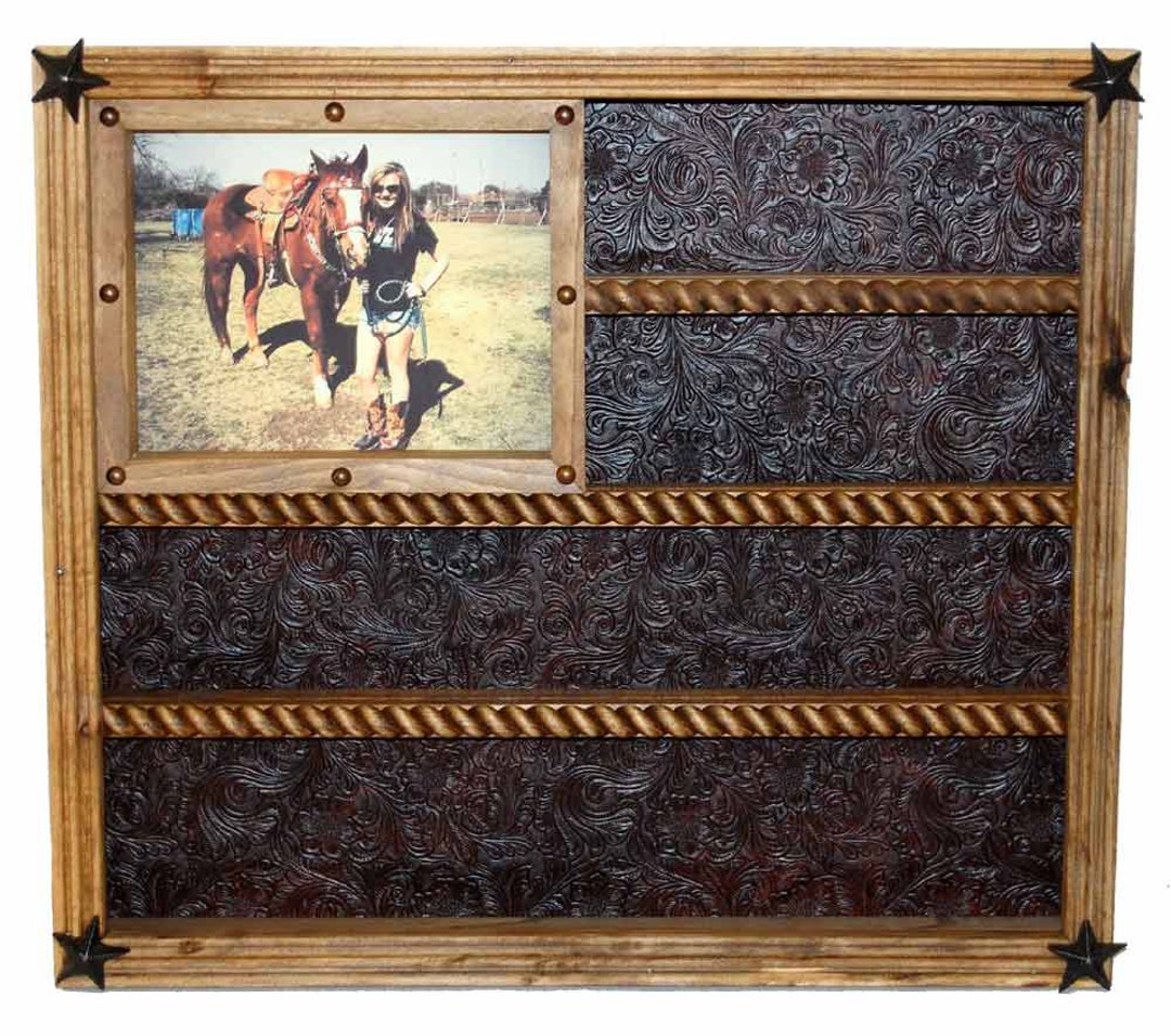 Buckle Display Case With Left 8x10 Picture Frame - Trophy Display Case ...