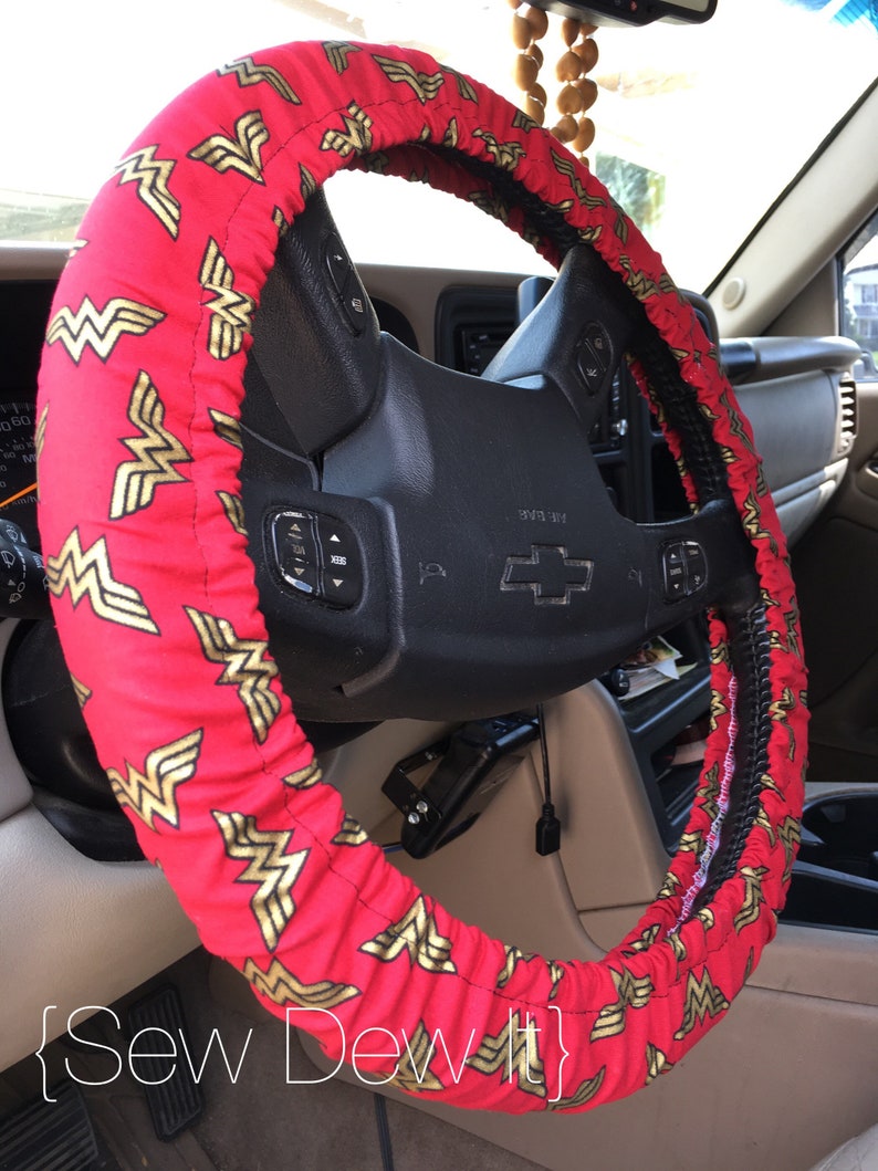 Steering Wheel Cover Wonder Woman Superhero Gift for Her - Etsy