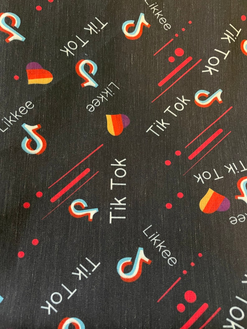 Steering Wheel Cover Tik Tok Print Fabric Social Media Gift - Etsy