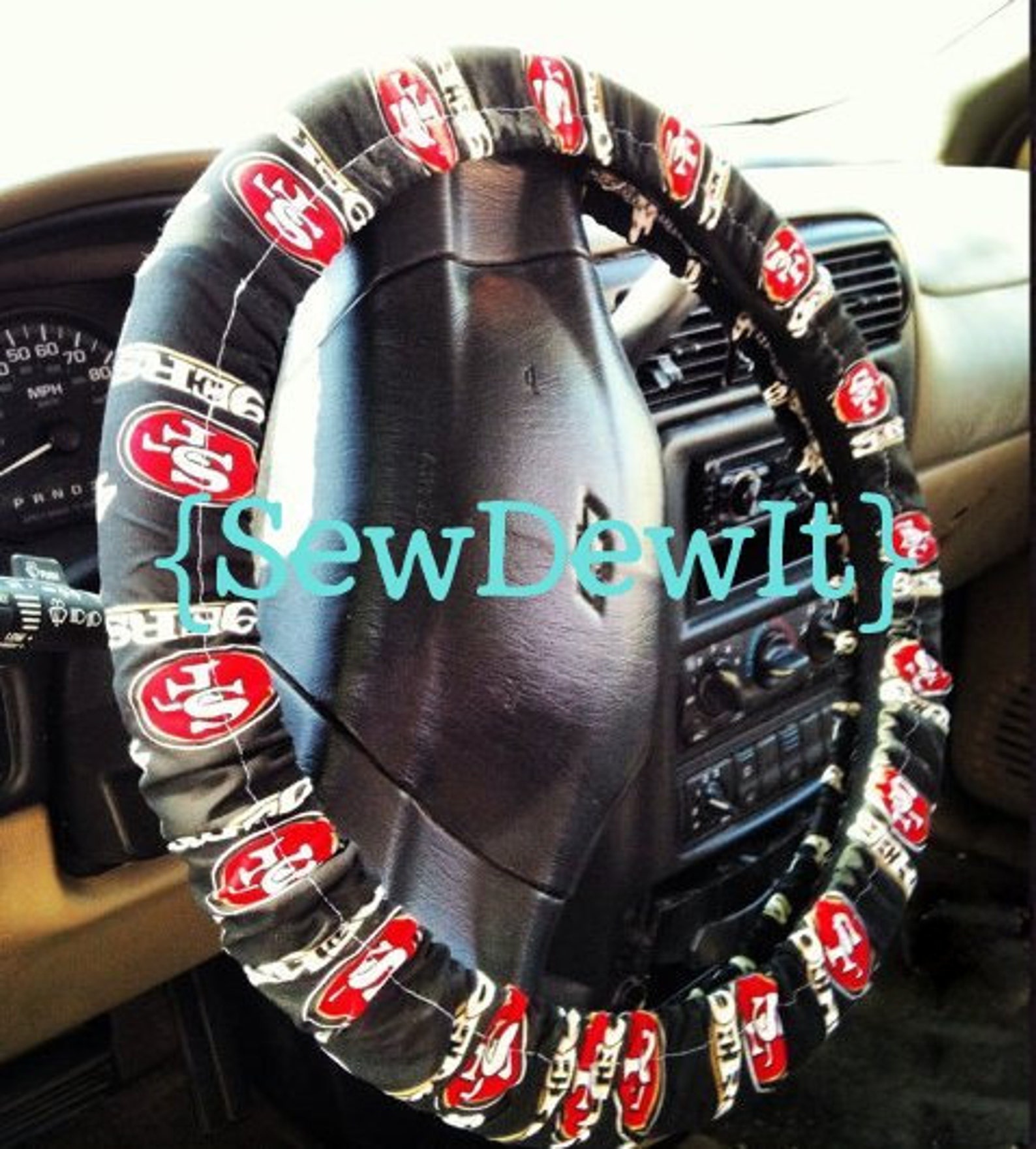 Steering Wheel Cover San Fransisco 49ers NFL Football Red Gold - Etsy