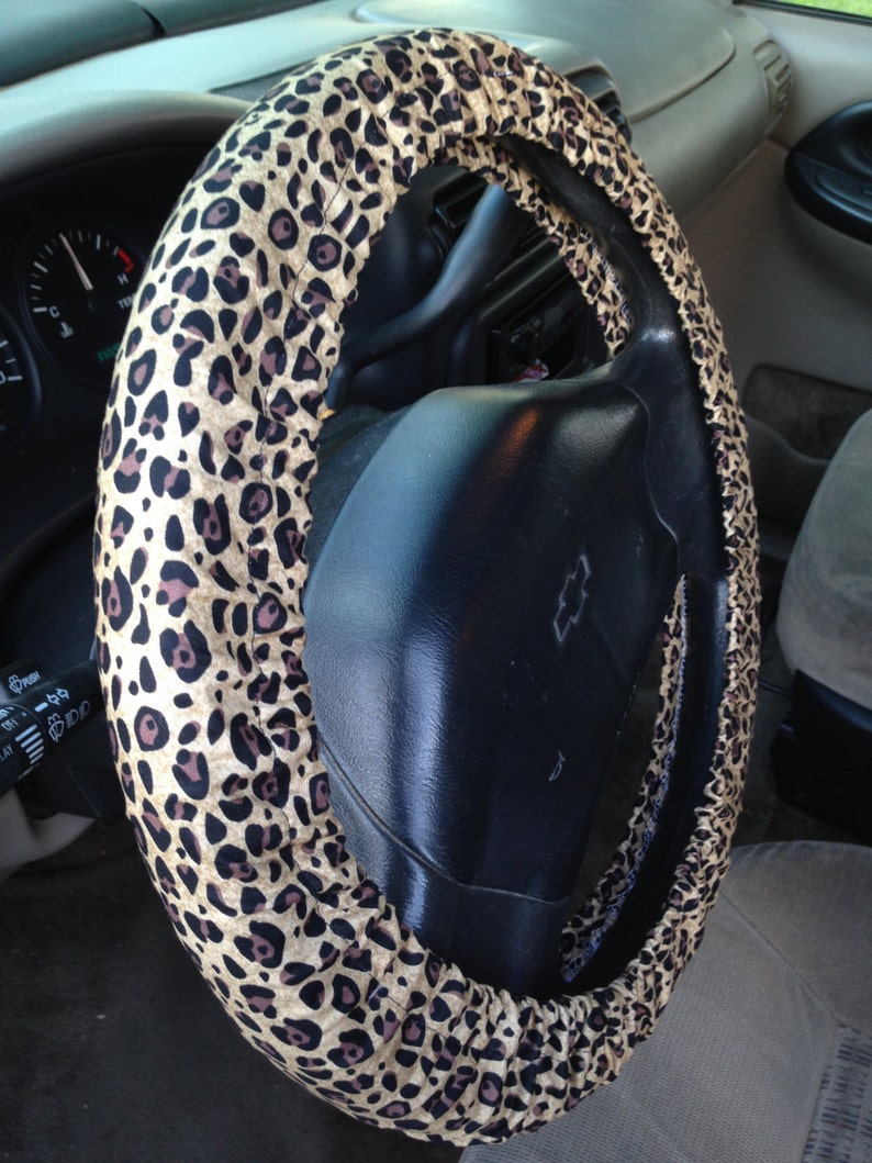 Steering Wheel Cover Cheetah Animal Print - Etsy