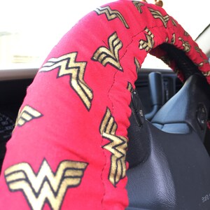 Steering Wheel Cover Wonder Woman Superhero Gift for Her - Etsy