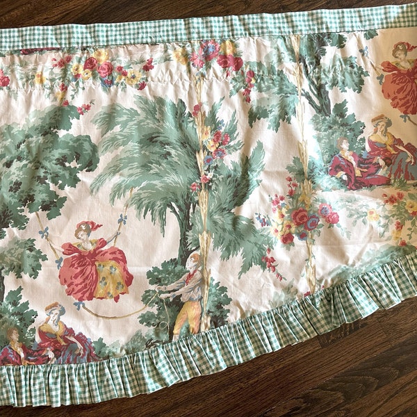 Toile Valance - Etsy