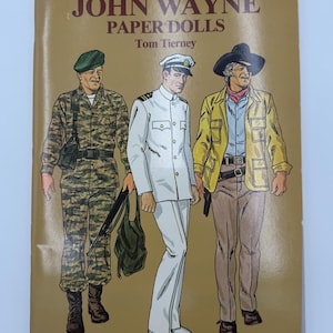 John Wayne Paper Dolls Tom Tierny - Etsy