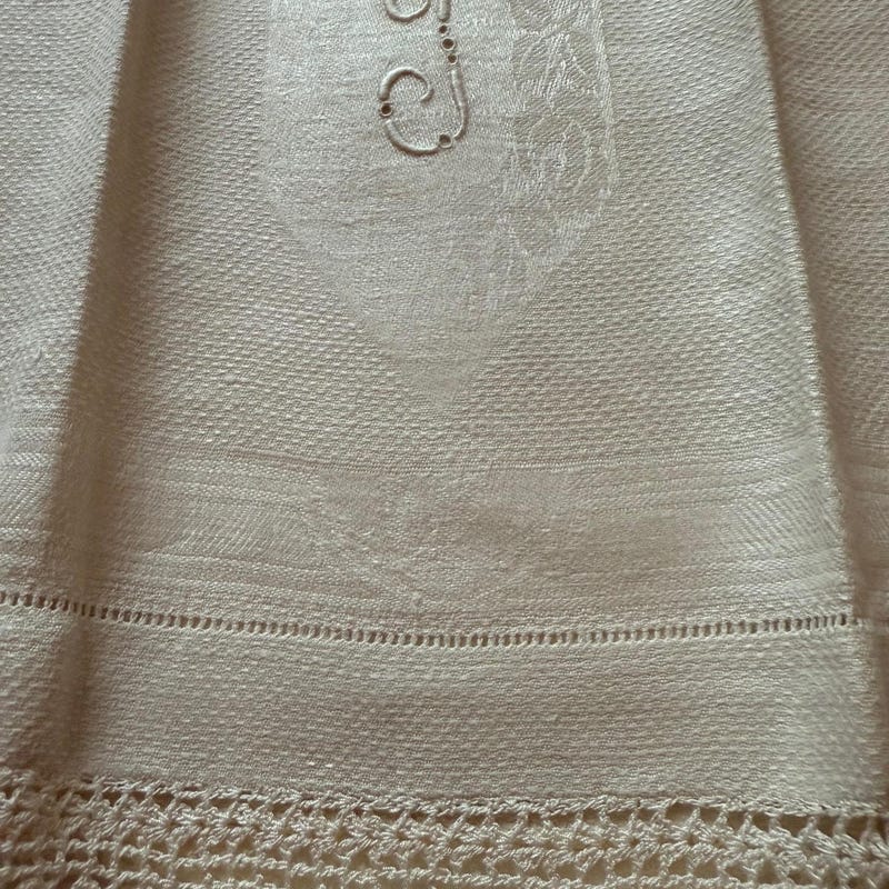 Antique Monogrammed Linens - Etsy