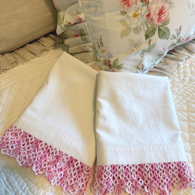 Lace Pillowcases - Etsy