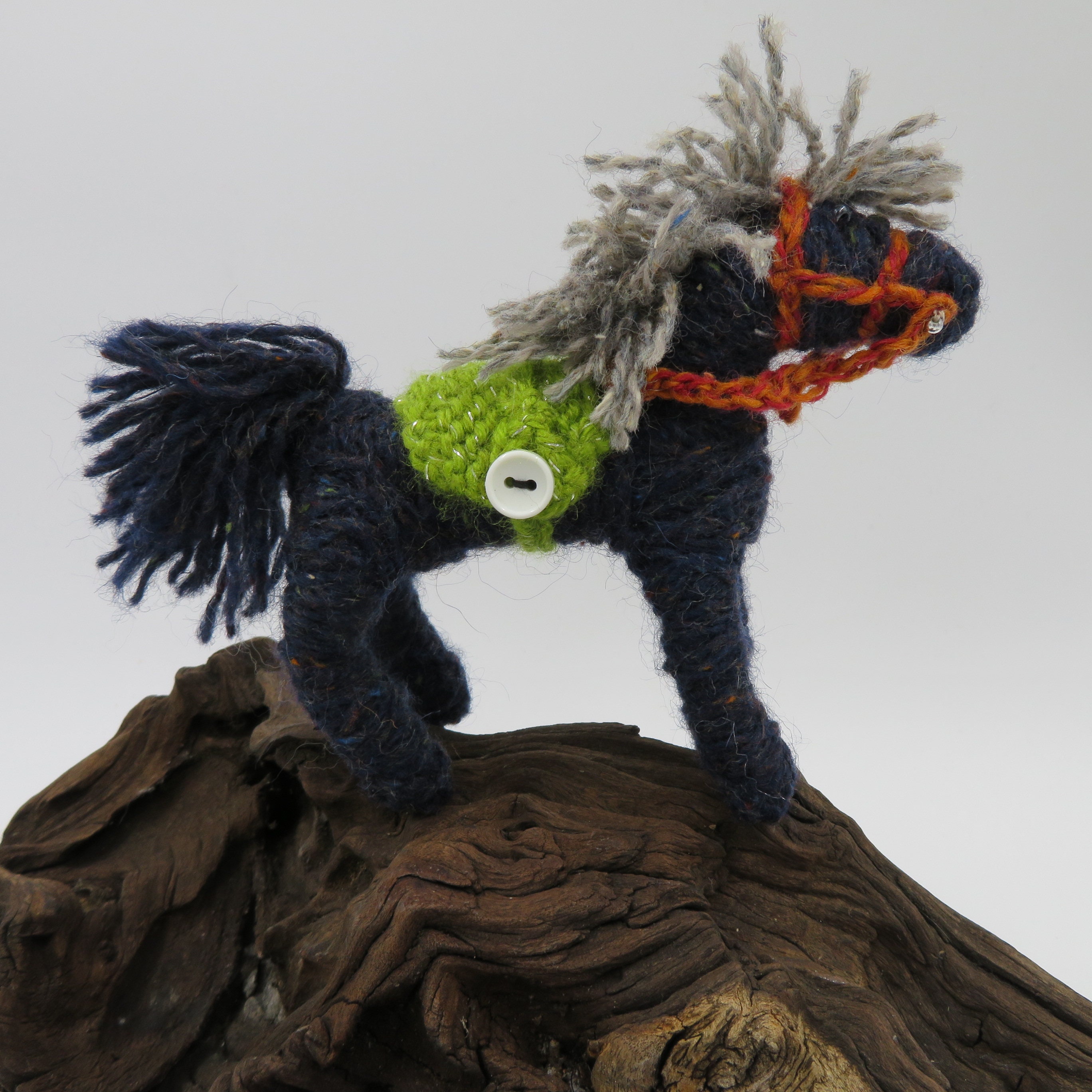 Buy Knitted Horse/woollen Animal/stallion Model/knitting/textiles ...