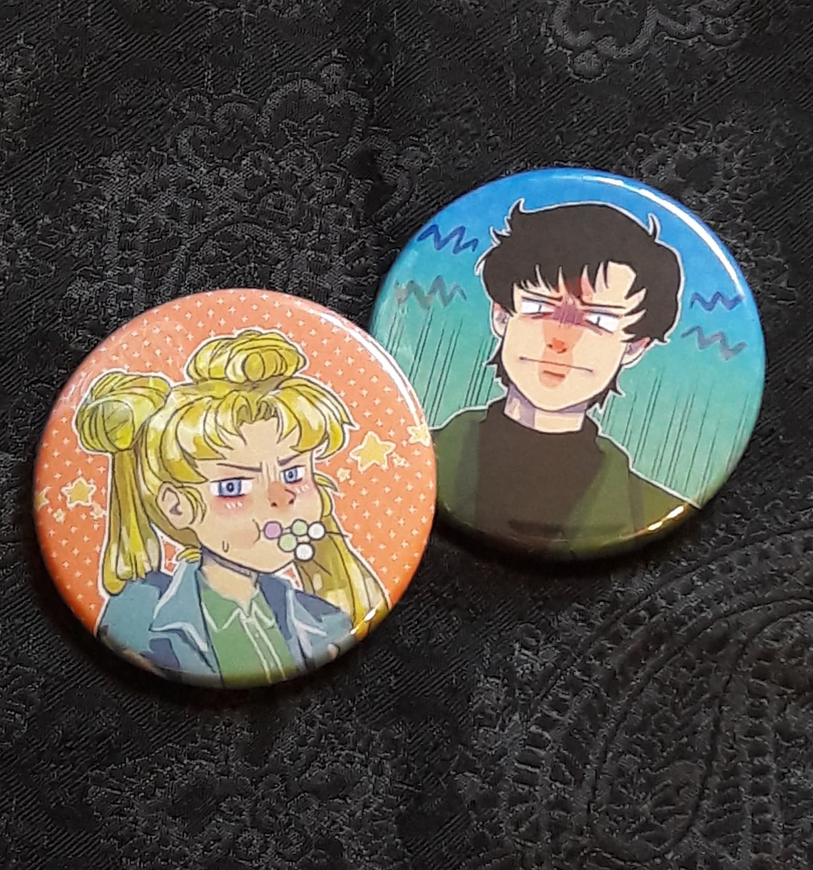 Sailor Moon Buttons - Etsy