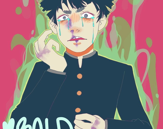 Mob Psycho Print - Etsy