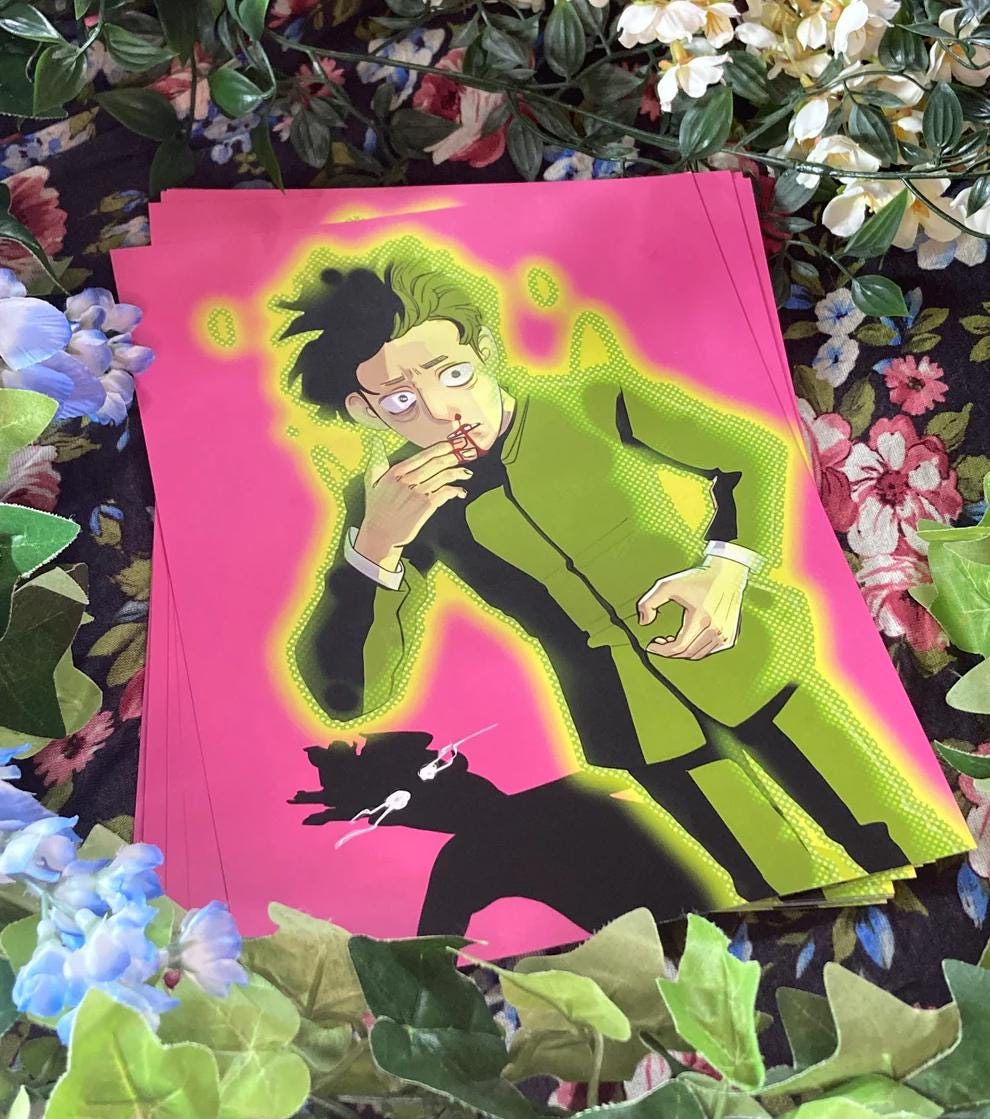 Mob Psycho Print! - Etsy