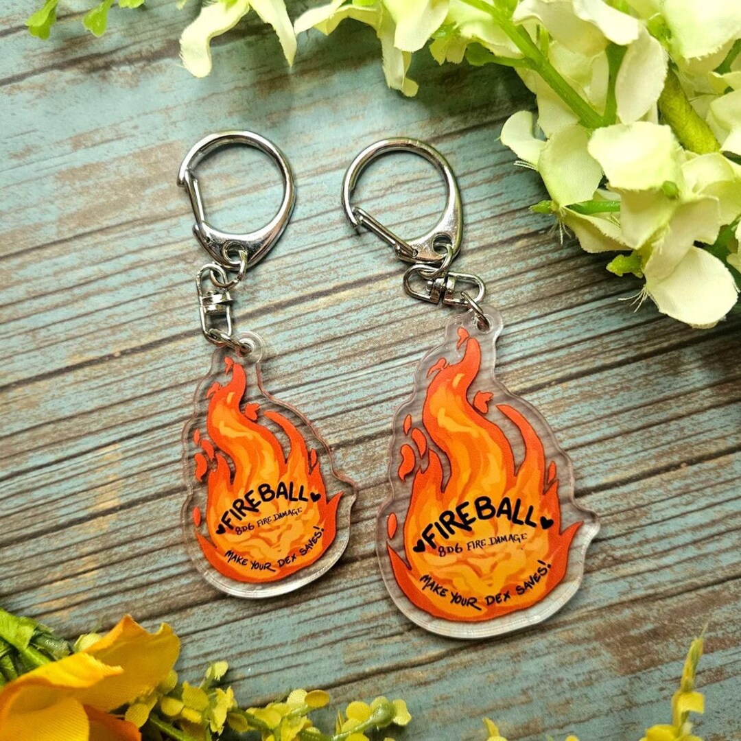 Fireball Charm! - Etsy