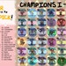 League of Legends Champion Buttons - Etsy