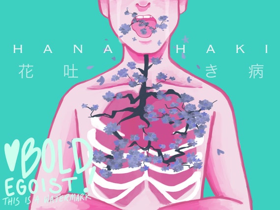 Hanahaki Print - Etsy