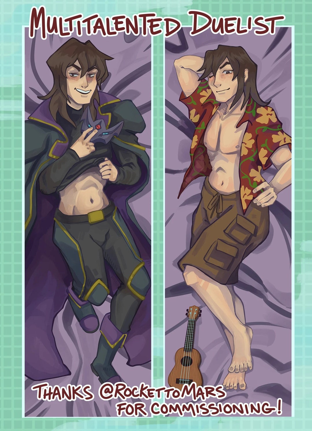 Multitalented Duelist Dakimakura! - Etsy