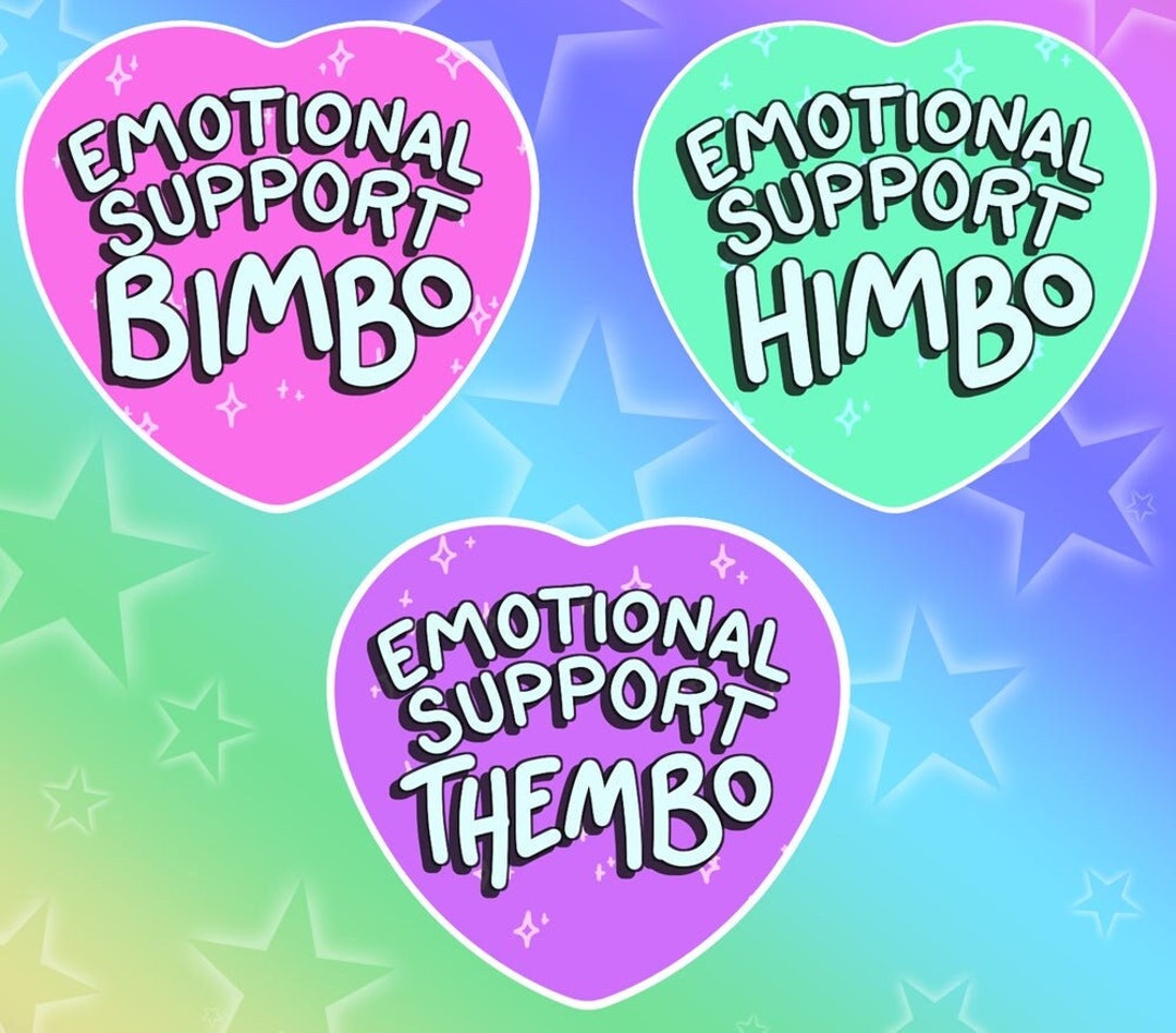 Emotional Support Heart Buttons! - Etsy