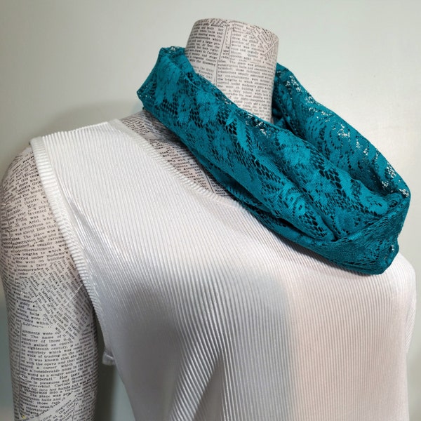 Lace Infinity Scarf - Etsy