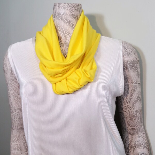 Bright Yellow Scarf - Etsy