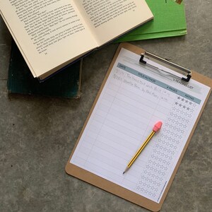 Student Reading Tracker - Etsy