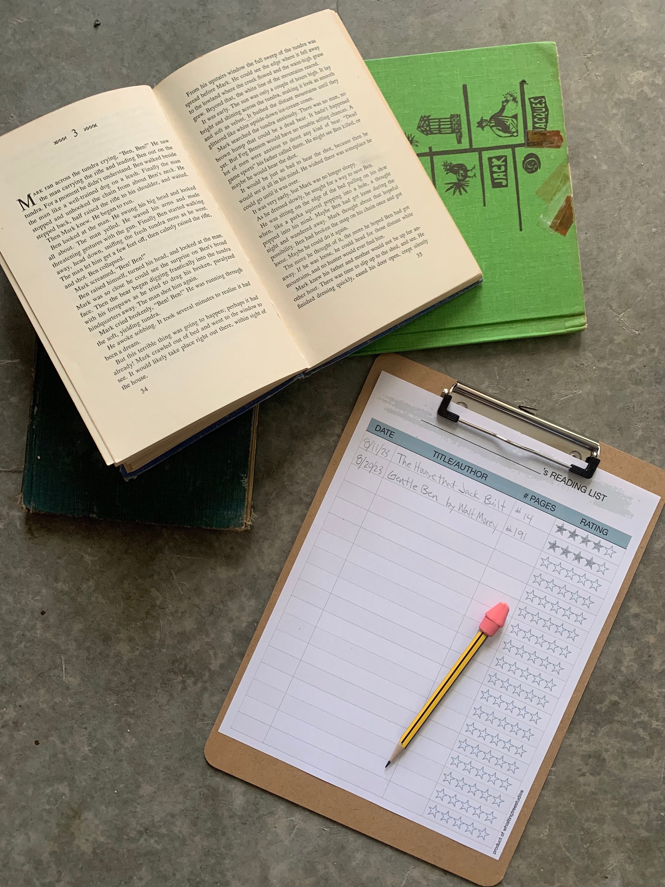 Student Reading Tracker - Etsy