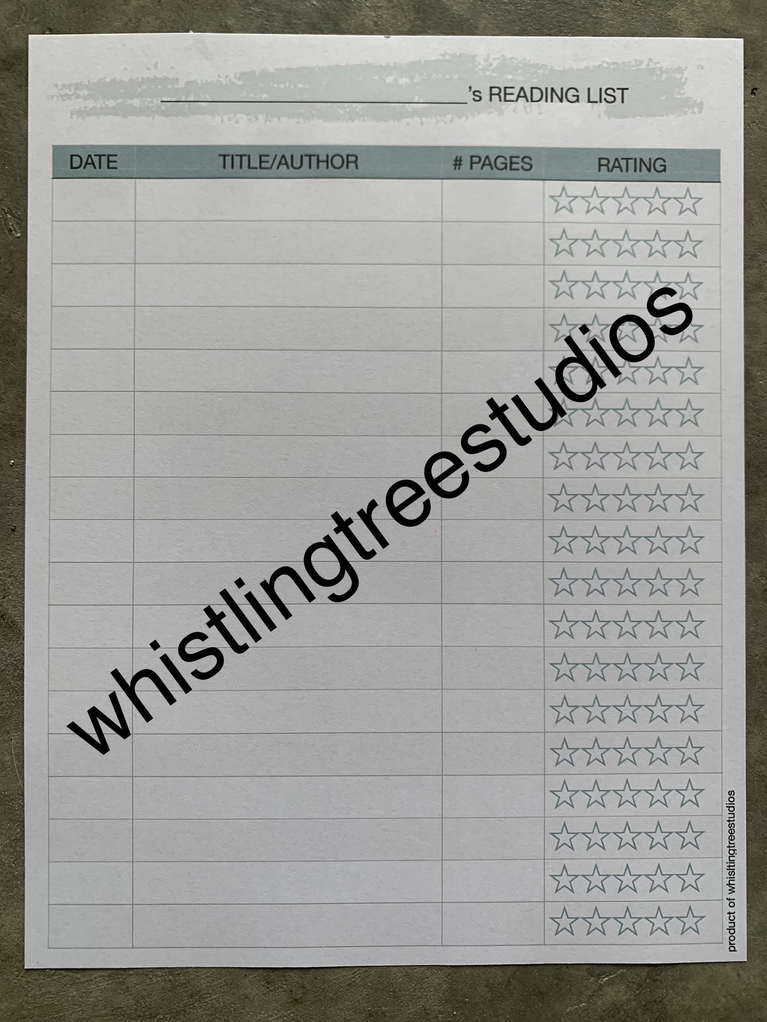 Student Reading Tracker - Etsy