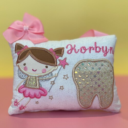 Personalized Adorable Tooth Fairy Pillow Handmade Custom - Etsy