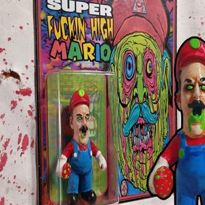 SUPER Tripping Mario Figure - Etsy
