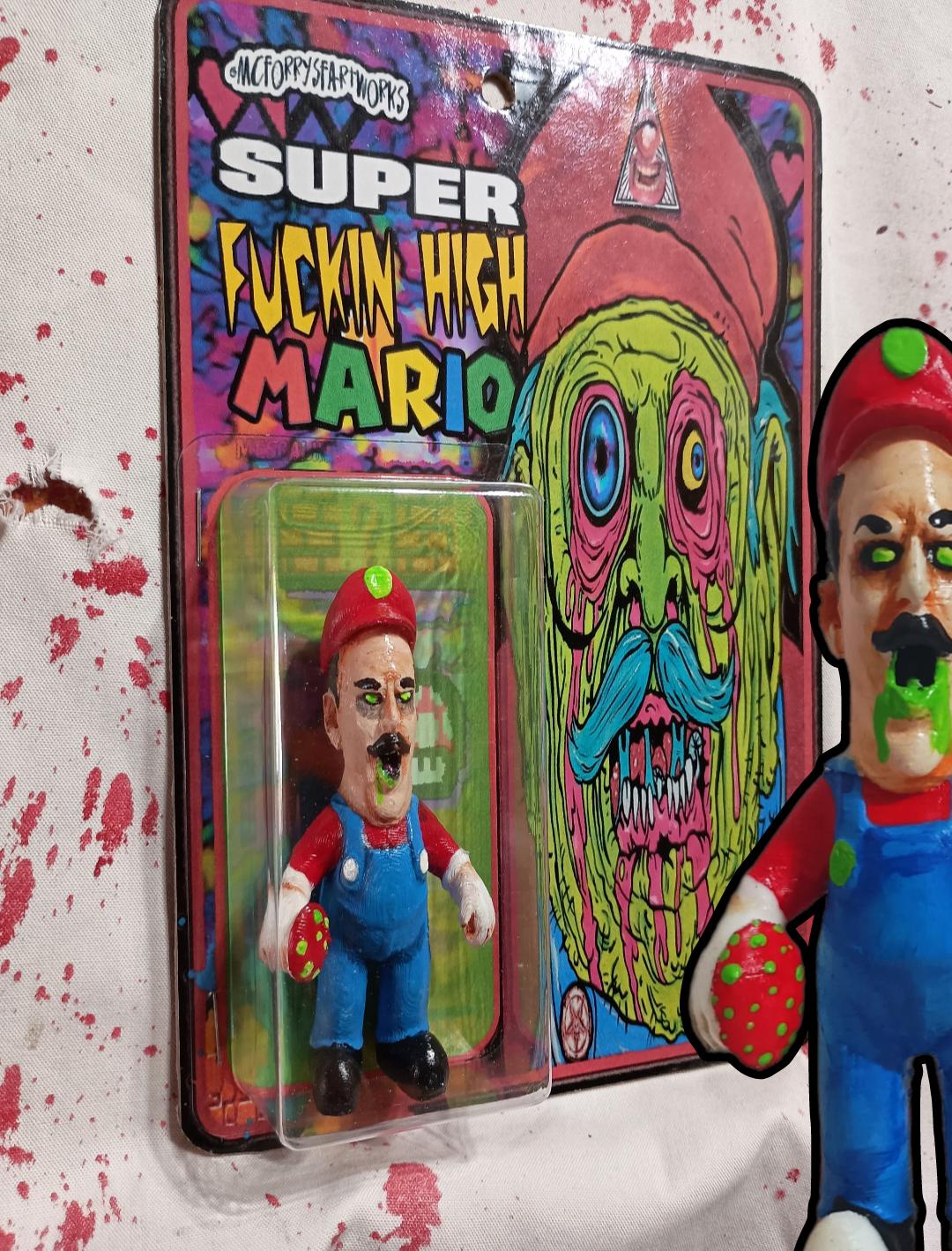 SUPER Tripping Mario Figure - Etsy