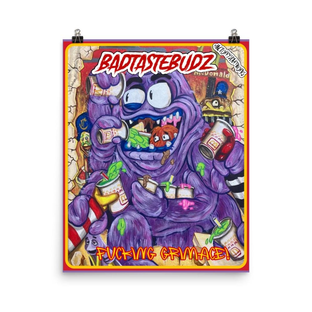Bad Taste Budz Shake Monster Print Poster - Etsy