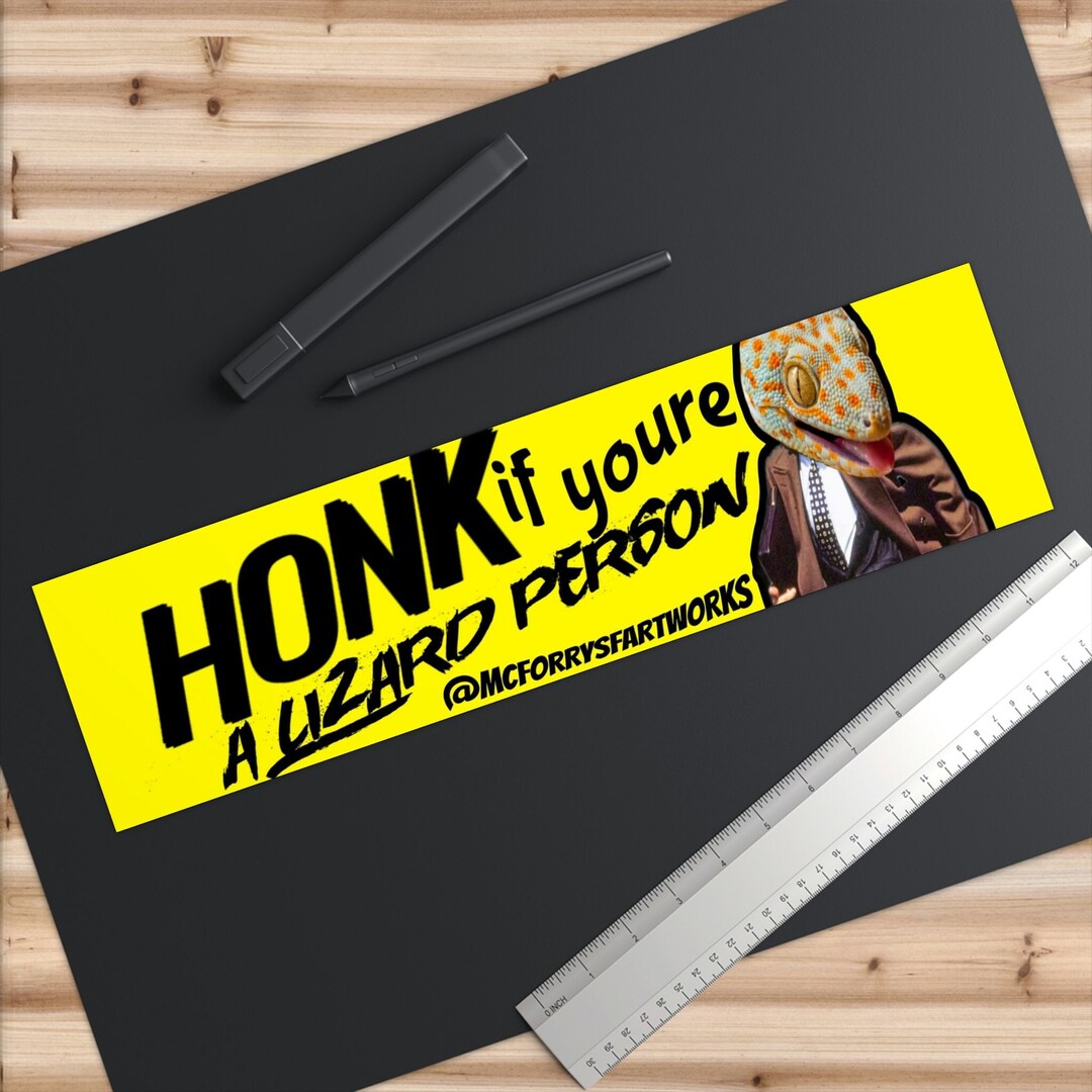Lizard People Bumper Stickers - Etsy