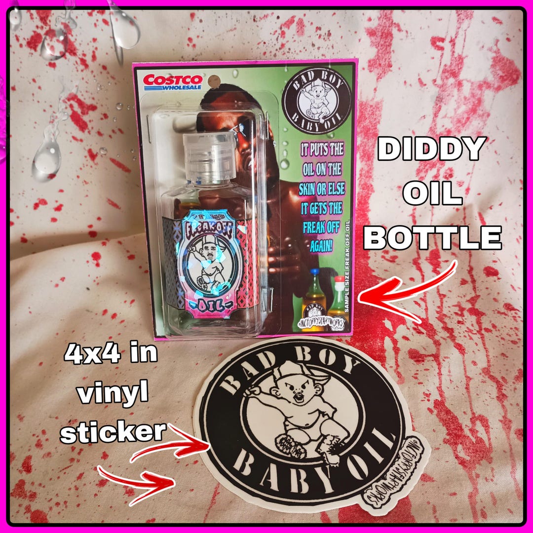 Diddy Oil and BIG Sticker! Diddler Oil Bottler - Etsy