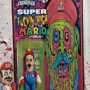 SUPER Tripping Mario Figure - Etsy