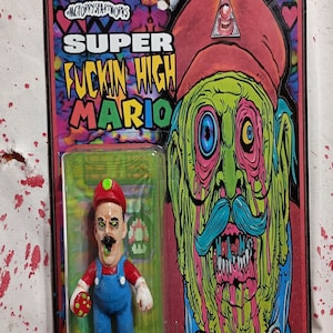 SUPER Tripping Mario Figure - Etsy